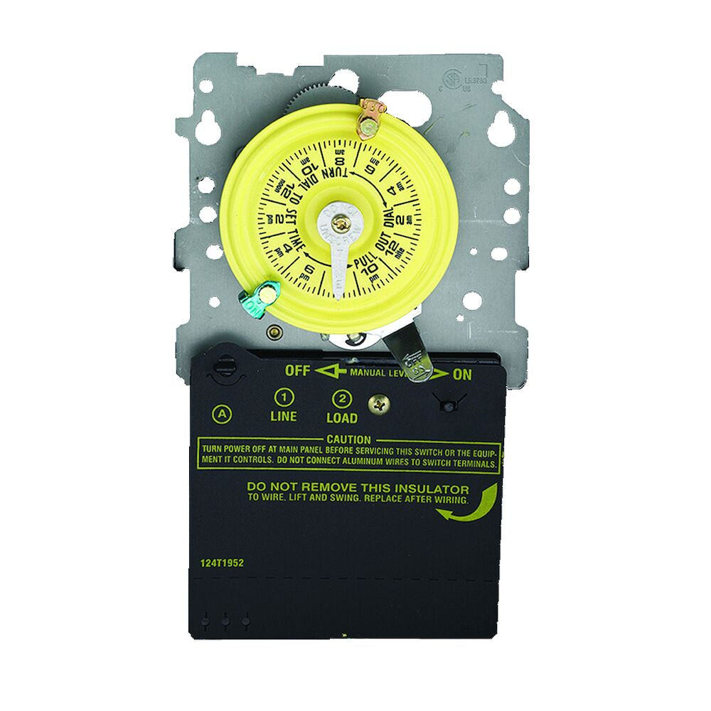 T101M Metal Single Pole Mechanical Timer Switch - Mechanism Only ...