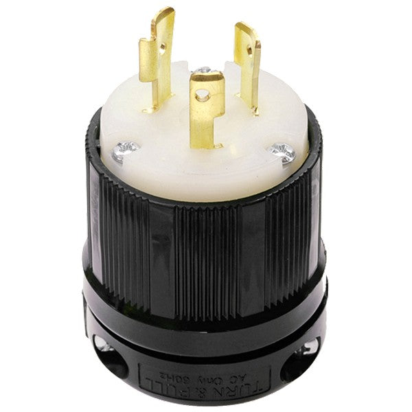 NEMA L8-20P Twist Lock 480V 2 Pole 3 Wire 20A Plug – Green Electrical ...