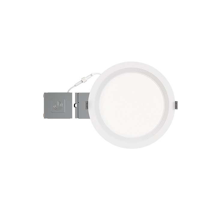 8 Inch 18 Watt MultiFit LED 90 CRI Color Selectable Downlight 2700/300 ...