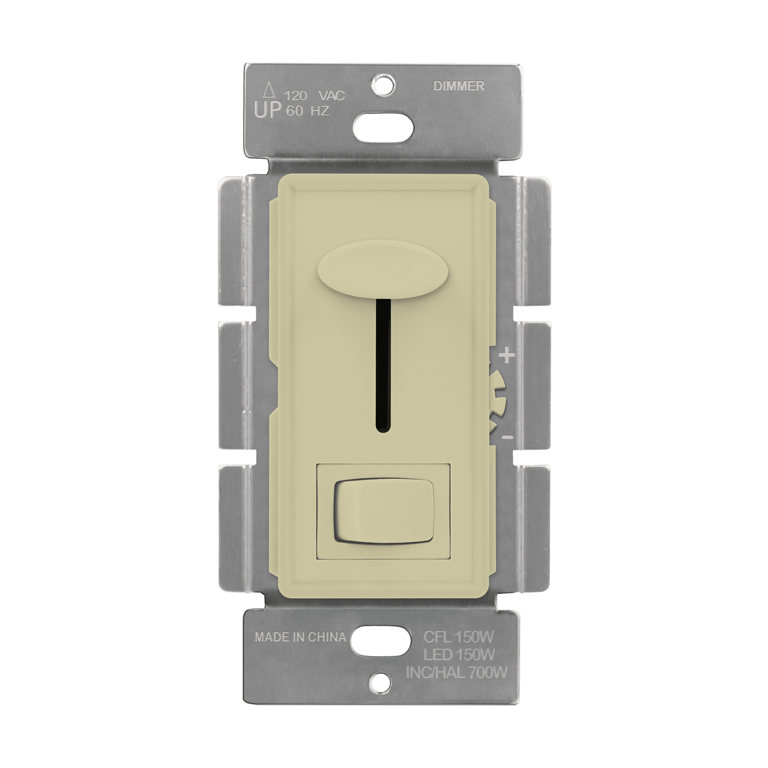 Single Pole and 3 Way Slide Dimmer With Preset Switch – Green ...