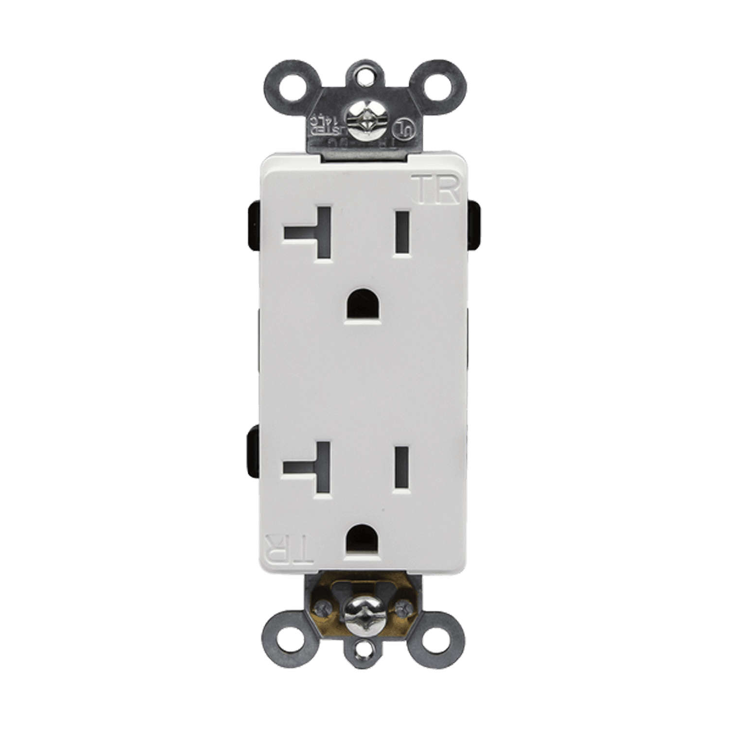 20A Tamper Resistant Back Wired 5-20R Decorator Receptacle – Green ...