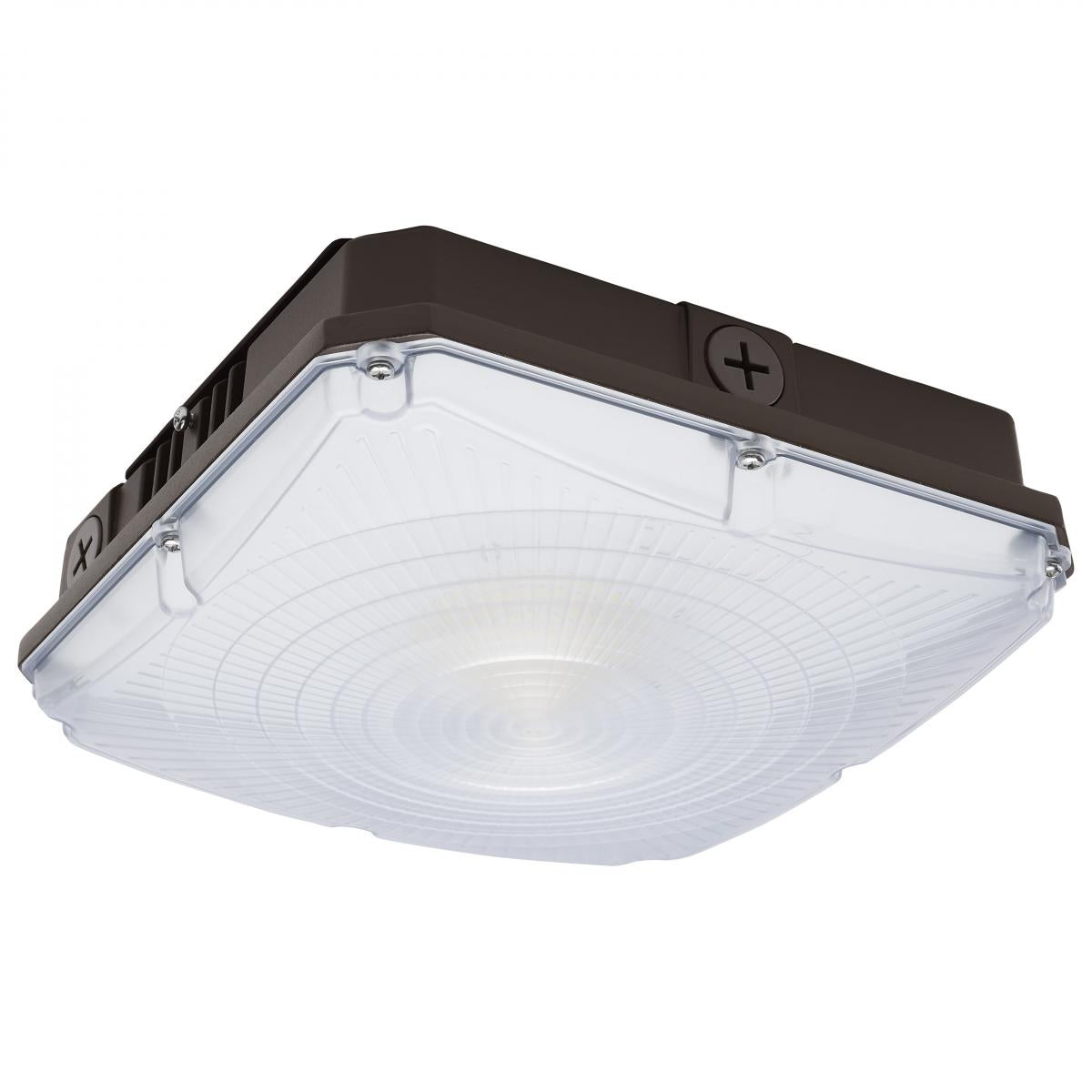 25/30/40 Watt Selectable 120-277V LED Canopy Light Fixture 3000/4000/5 ...