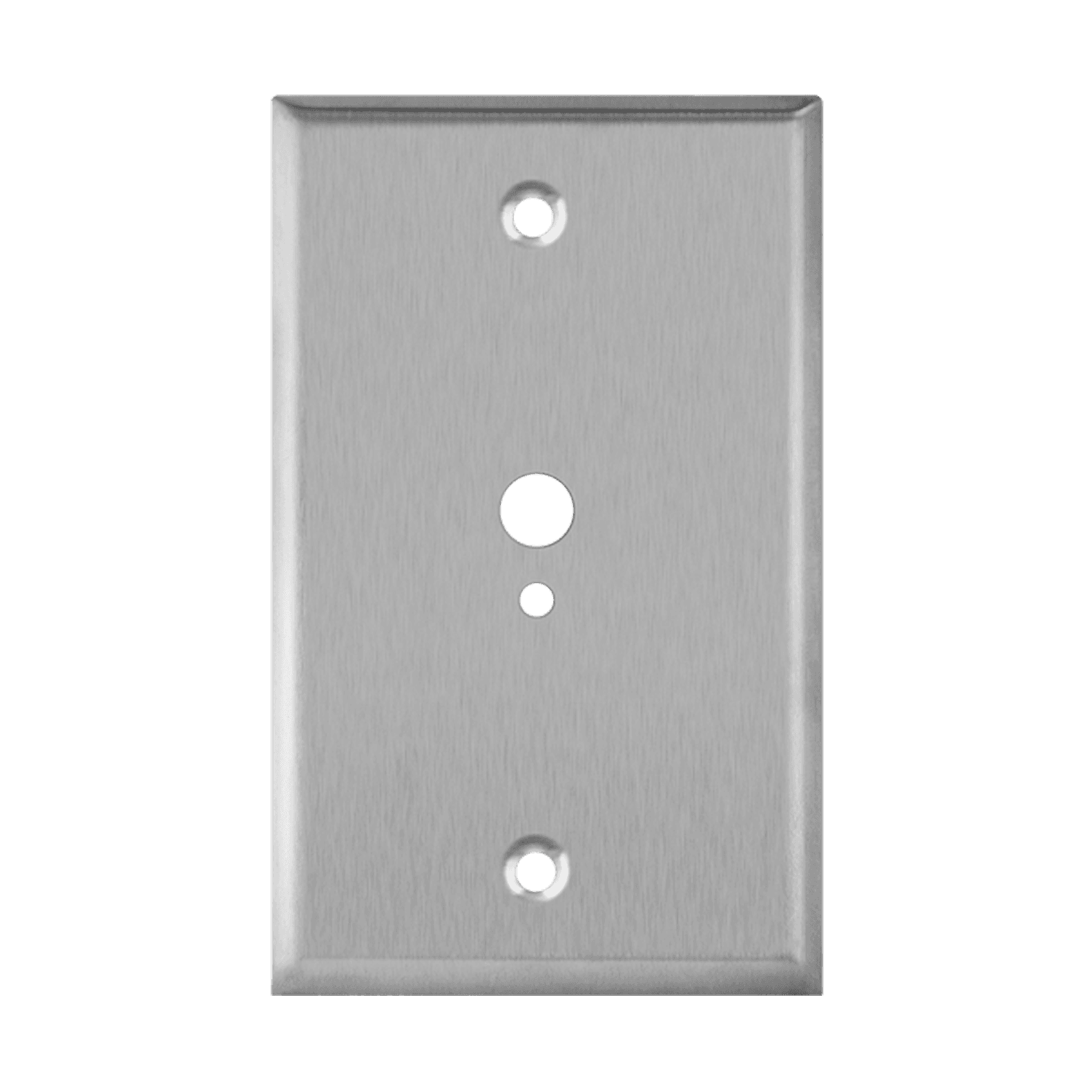 Stainless Steel Two Hole Phone/Cable One Gang Wall Plate – Green ...