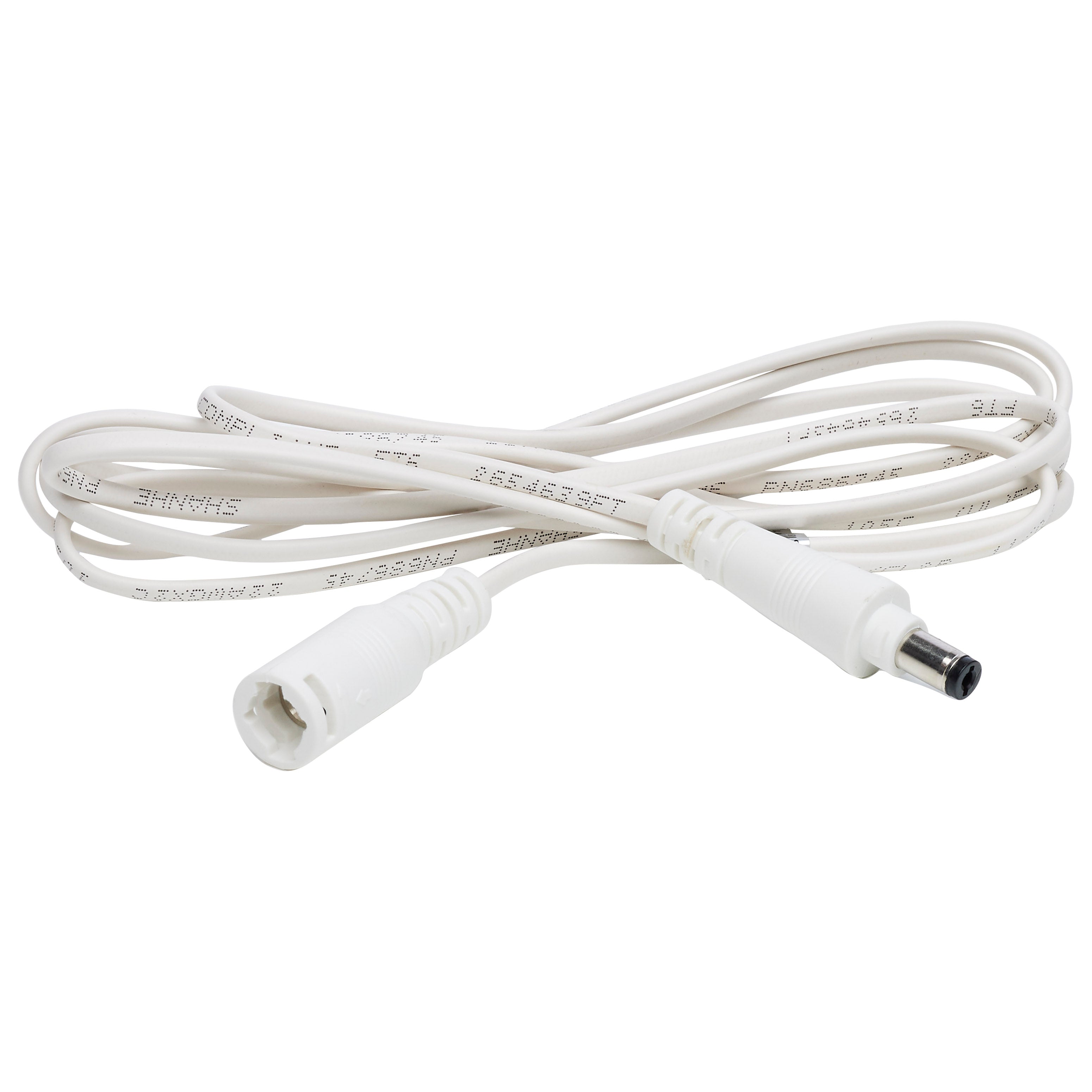6 Foot 1-Pin Remote Driver to Fixture White Extension Cable – Green ...