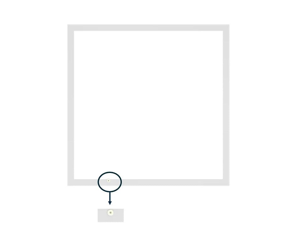 2x2 20/30/35 Watt Selectable 120-277V LED Control Ready Flat Panel 350 ...