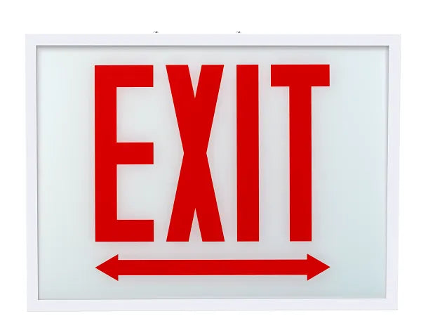 Emergency Battery Backup Chicago Code Compliant LED Exit Sign – Green ...
