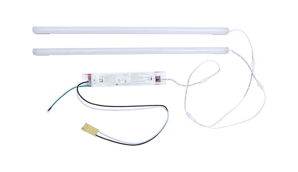 2 Foot LED 2 Strip 30 Watt Selectable Magnetic Retrofit Kit – Green ...