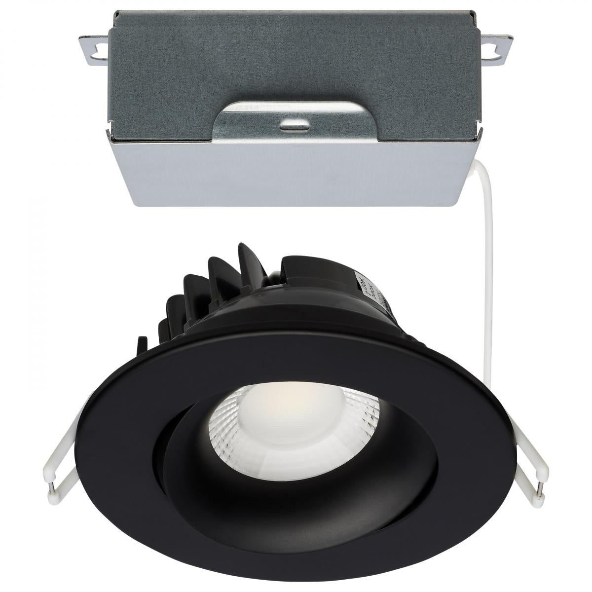 3-1/2 Inch 12 Watt Round LED Architectural Gimbal Downlight Fixture ...