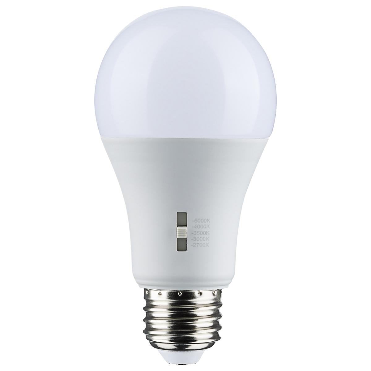 12 Watt LED Dimmable A19 Color Selectable E26 Light Bulb 2700/3000/350 ...