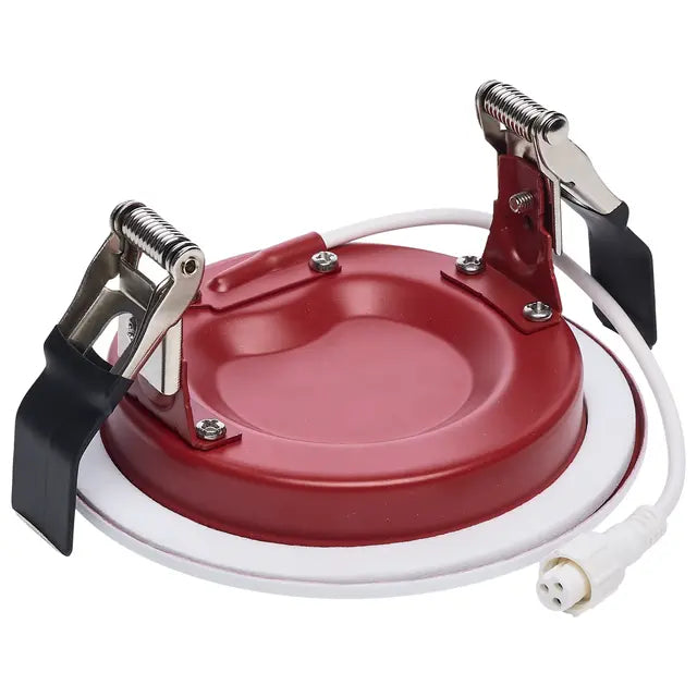 4 Inch 10 Watt LED 120V Stepped Baffle Fire Rated Downlight 2700K/3000 ...