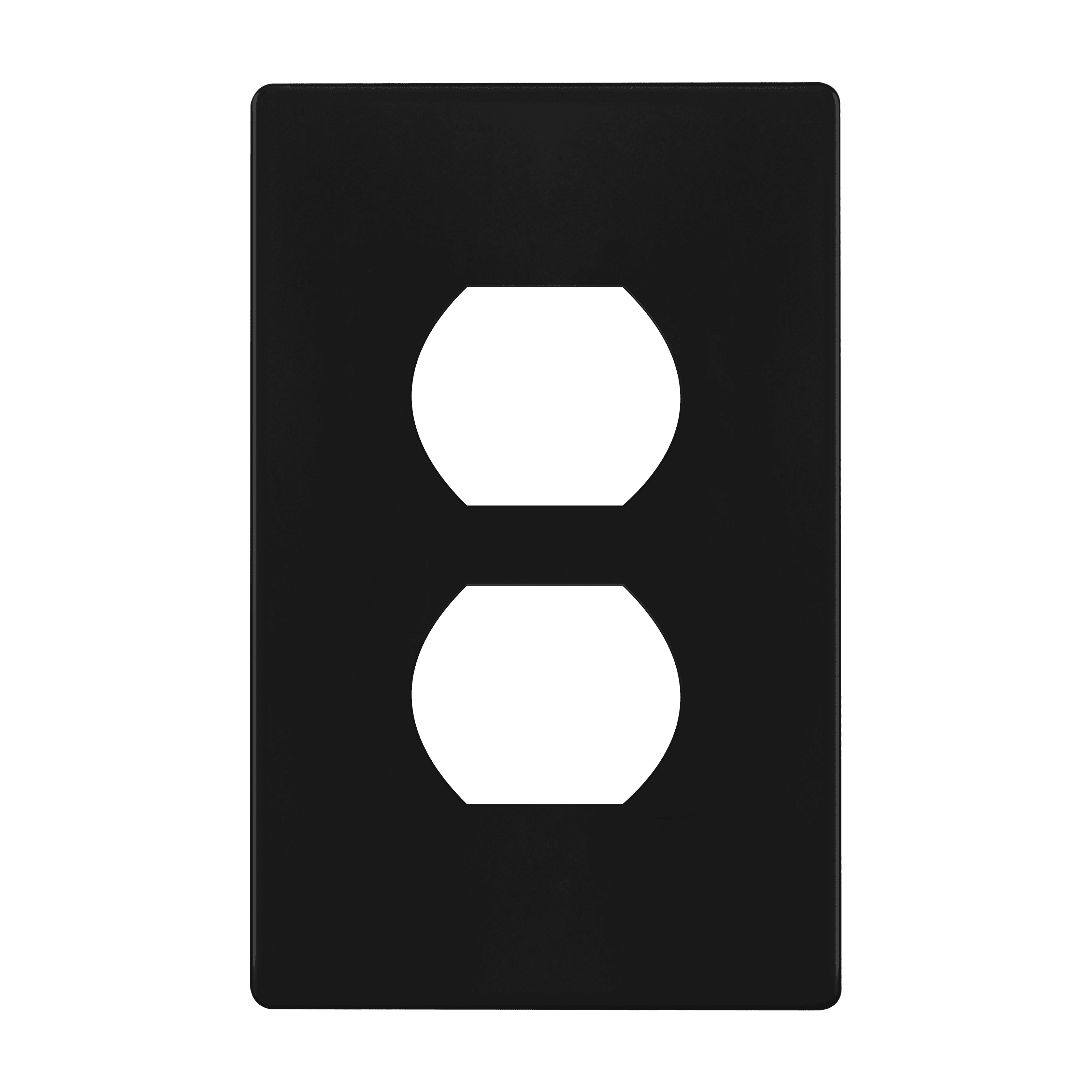Screwless Duplex Receptacle One Gang Wall Plate – Green Electrical Supply
