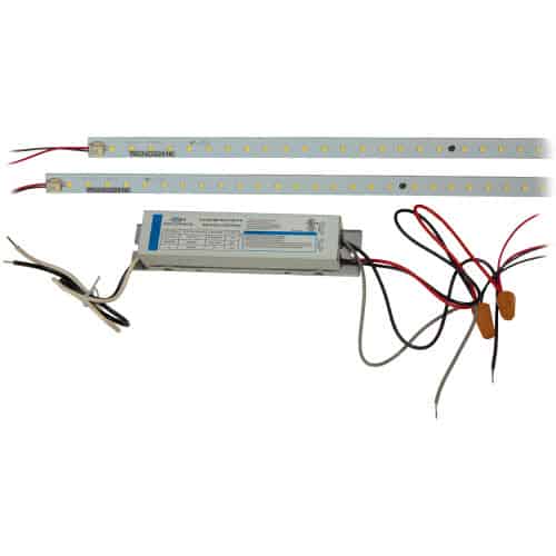 2 Foot 2 Strip 18/25/30 Watt LED Magnetic Retrofit Kit 3500/4100/5000K ...