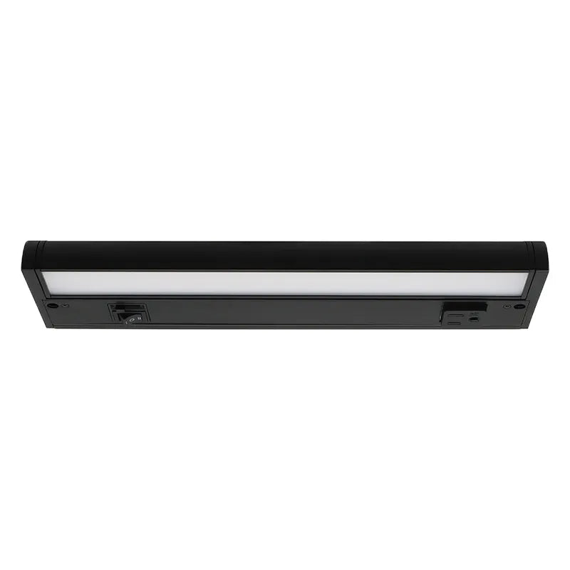 12 Inch 5 Watt LED Under Cabinet With Receptacles Light Fixture 2700K ...
