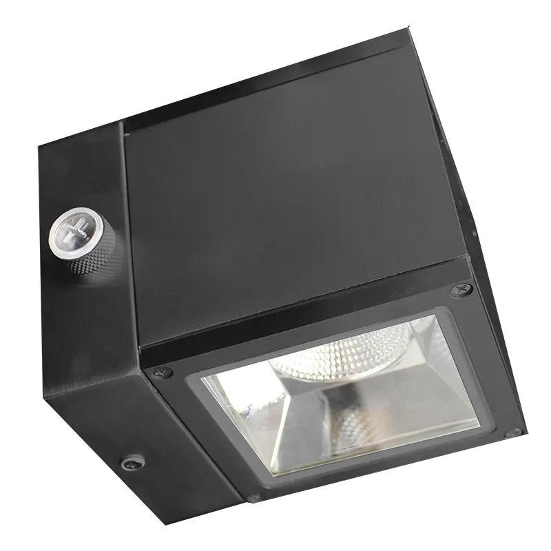 6/12/15/18 Watt Up Down LED Color Selectable Cube Wall Light 3000/4000 ...