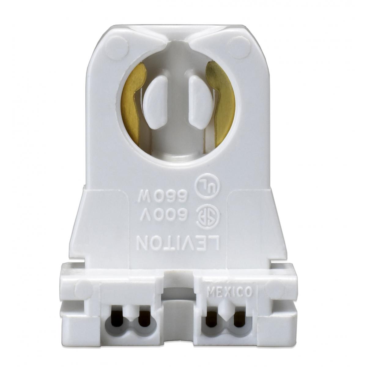 T8 Slide Mount Non-Shunted Replacement Fluorescent Socket – Green ...