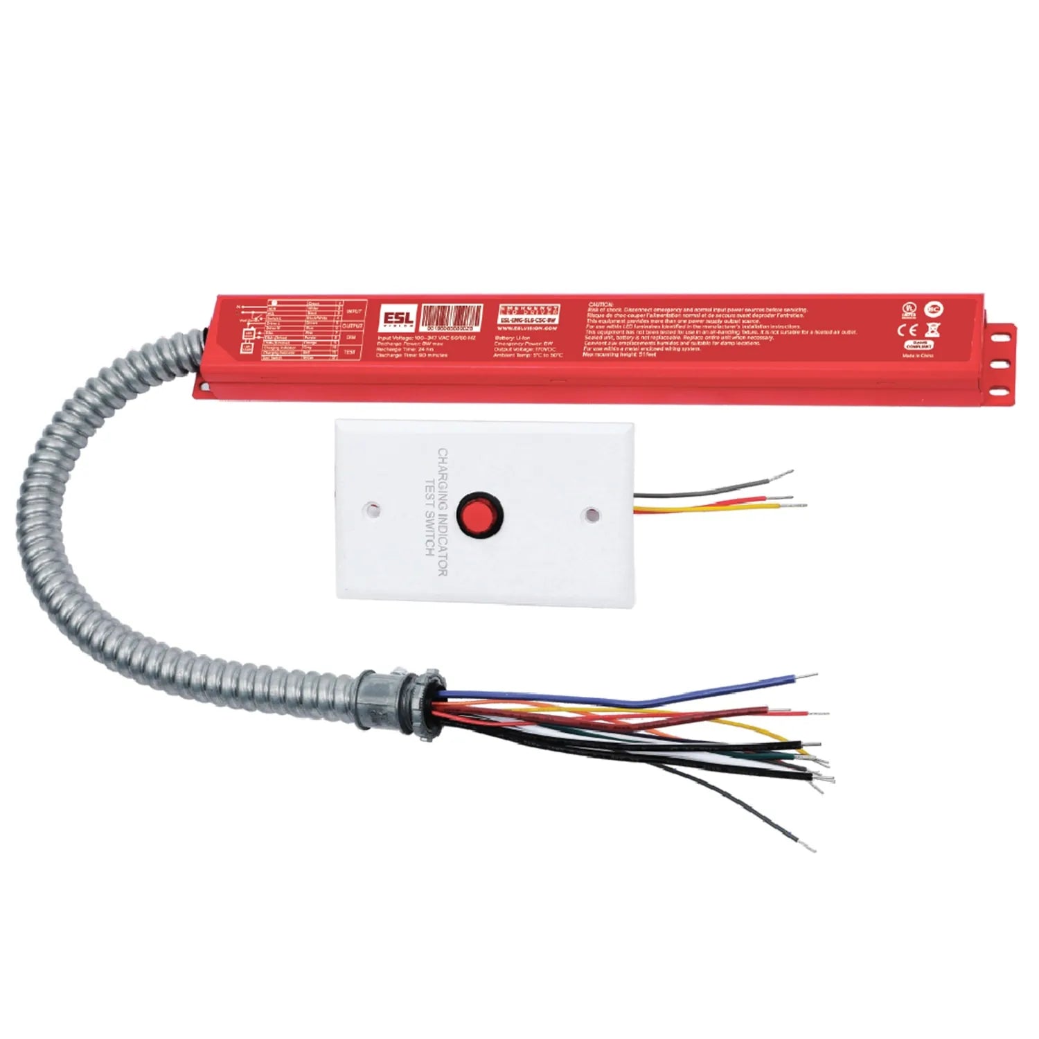 ESL-EMG-SL6-CSC-8W 8 Watt LED 100-347V Emergency Driver – Green ...