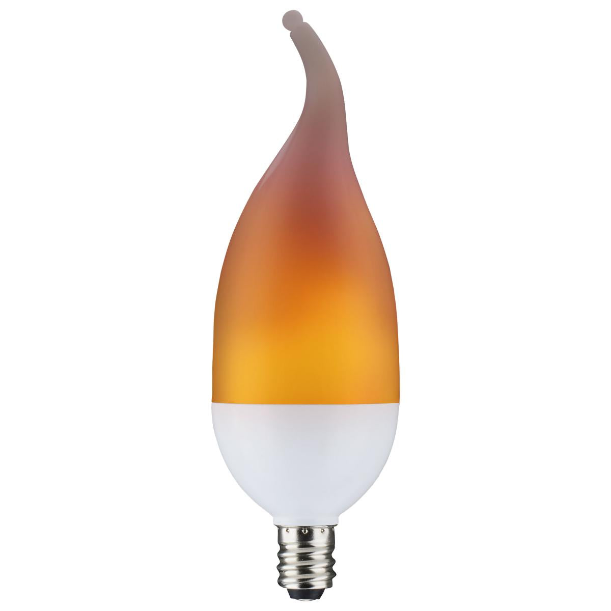 2 Watt LED Flame Bulb E12 Candelabra Base 1400K – Green Electrical Supply