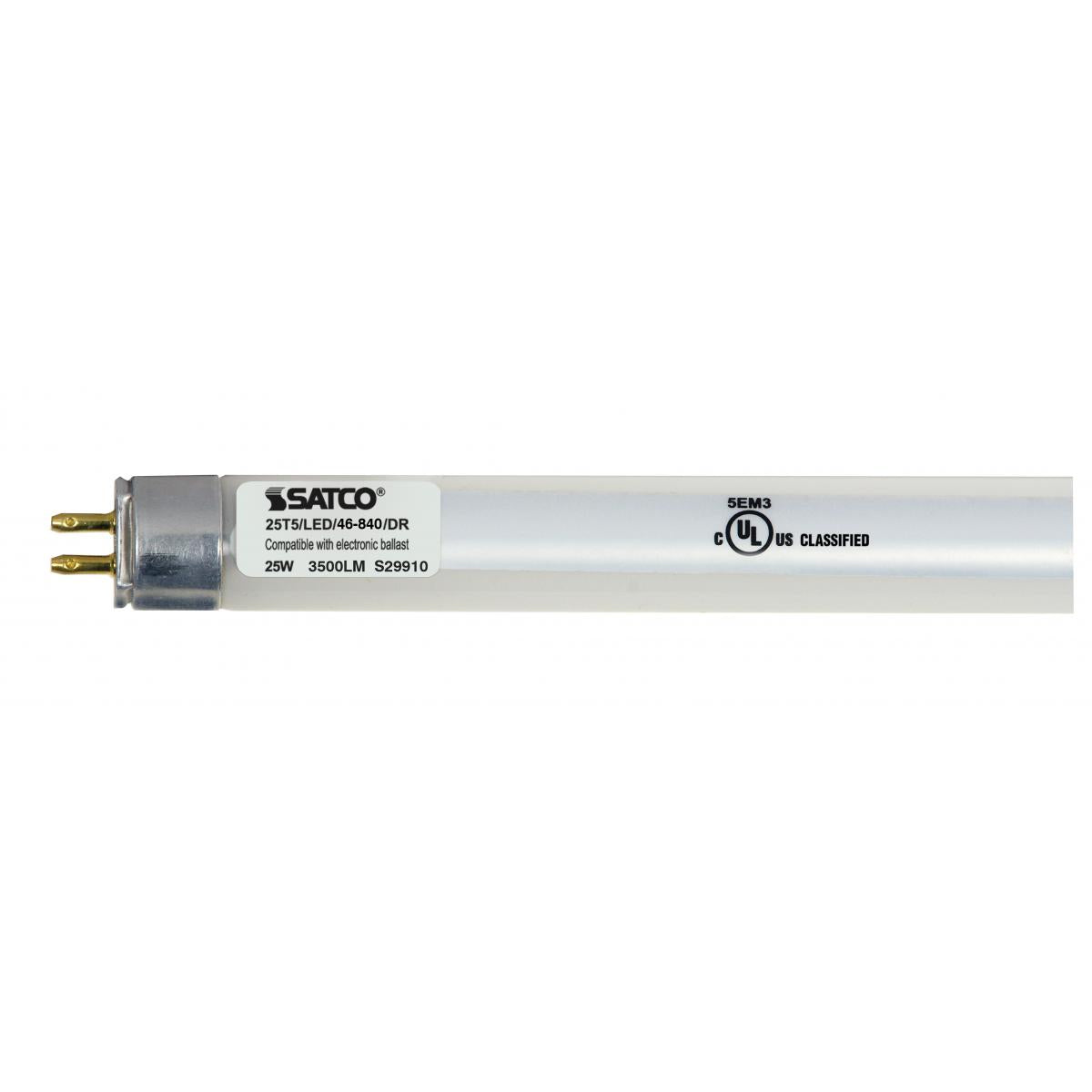 4 Foot 25 Watt LED DLC Listed Ballast Compatible T5 Retrofit – Green ...